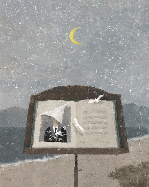 Illustrazione e magia nelle immagini oniriche di Akira Kusaka - Picame