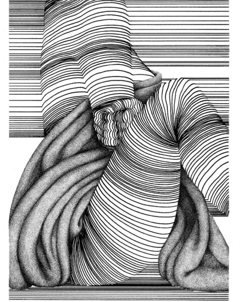 Illustrazioni fatte di sole linee che uniscono realismo e minimalismo ...