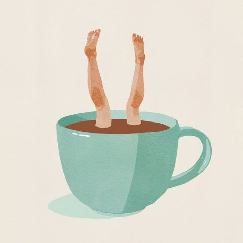 Gli acquerelli di Giselle Dekel ci invitano a prendere la vita con ...