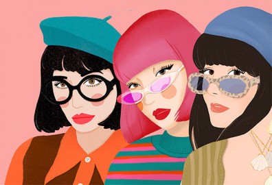 Eccentriche e colorate: le illustrazioni di Federica Ponz de Leon - Picame