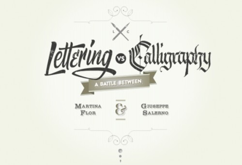 Lettering VS Calligraphy - Picame