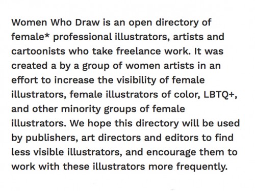 Women Who Draw: un sito per riunire tutte le illustratici del mondo ...